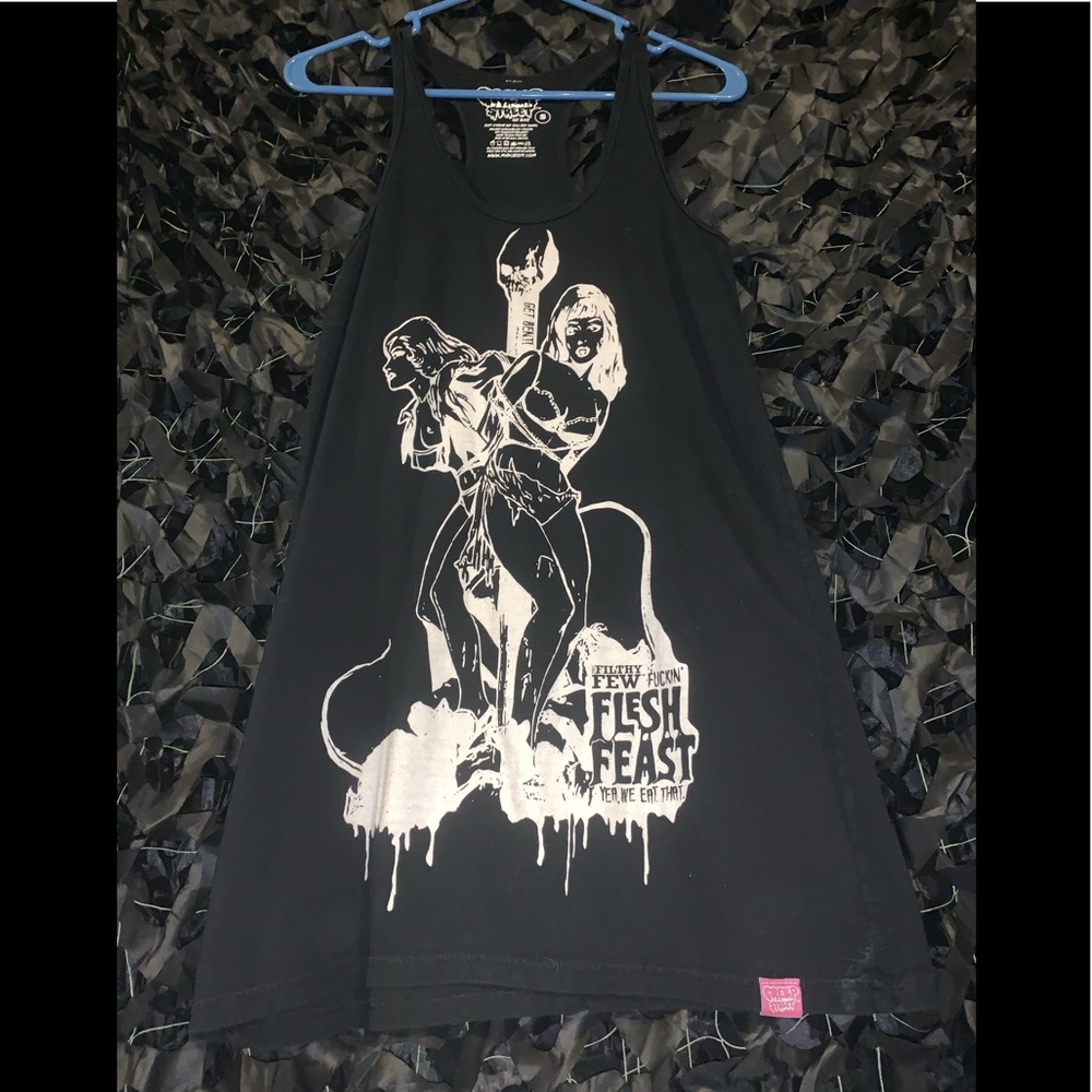 Rare 2010 Creep Street Flesh Feast Tank Dress - Gem